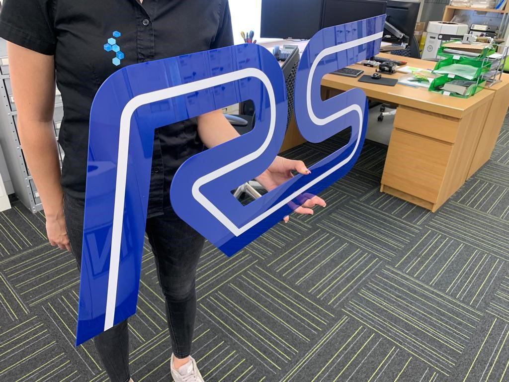 Ford RS MK1 Logo Sign - Car Brand Signs - Auto Graphic
