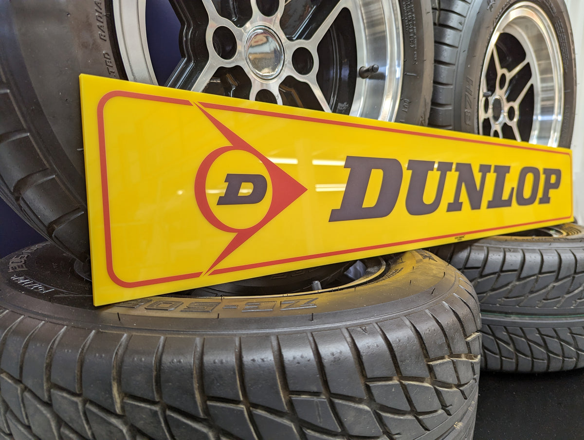 DUNLOP Long Sign - Car Brand Signs - Auto Graphic