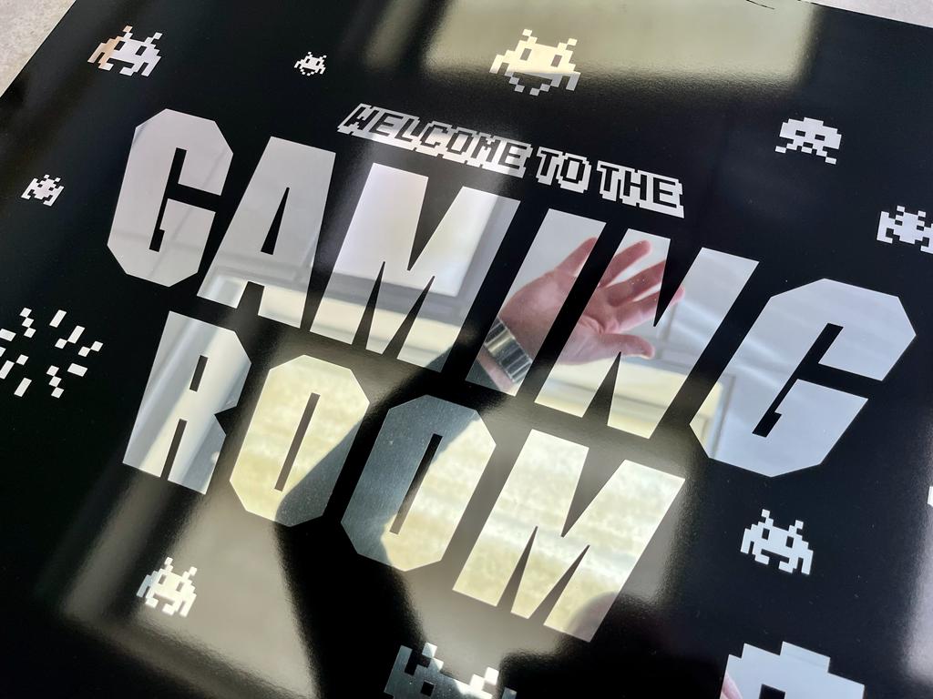 GAMING ROOM Sign - Games Room Signs - Auto Graphic
