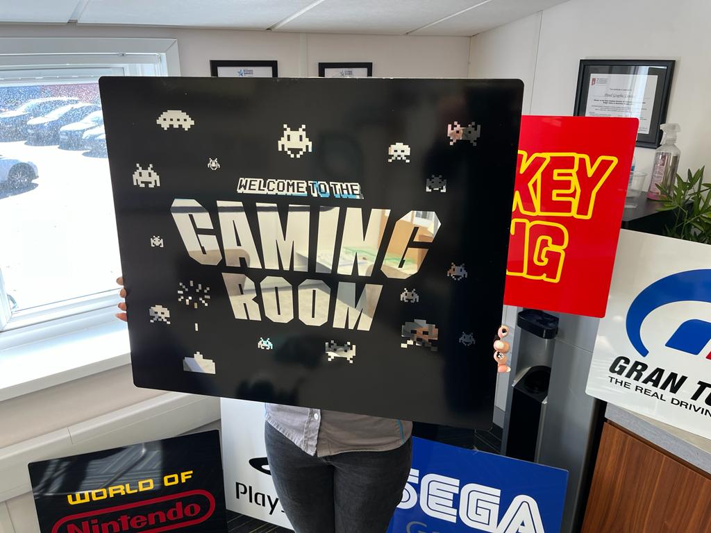 GAMING ROOM Sign - Games Room Signs - Auto Graphic