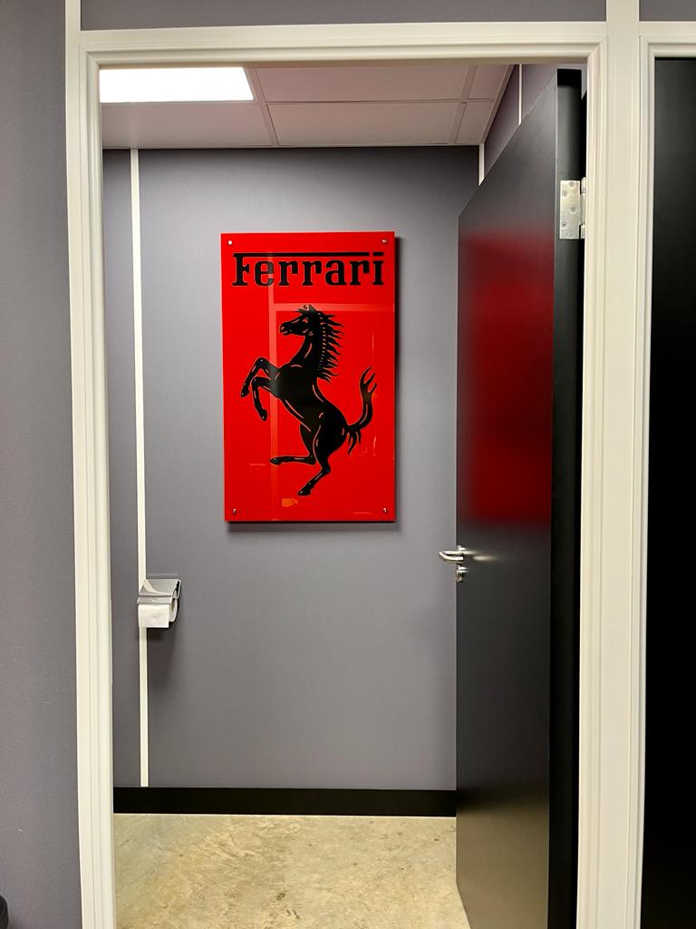 FERRARI Large Sign - Car Brand Signs - Auto Graphic