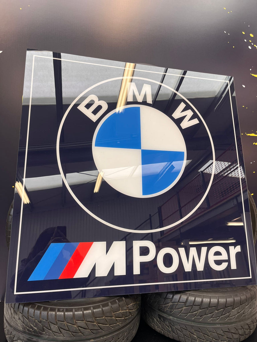 BMW M Power Large Sign - Car Brand Signs - Auto Graphic
